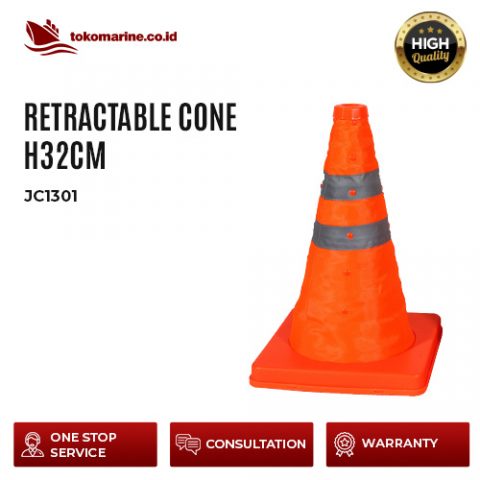 RETRACTABLE CONE H32cm - JC1301 - Toko Marine