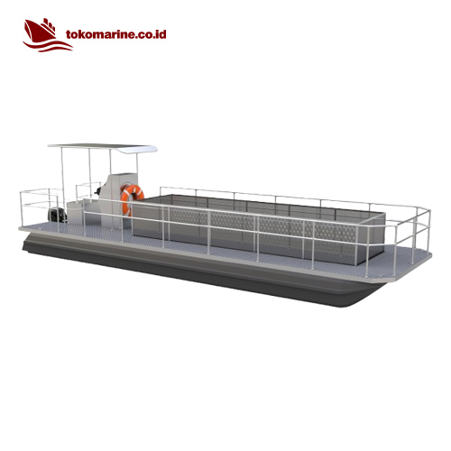 TRASH PONTOON BOAT – PANJANG 8 METER | Toko Marine