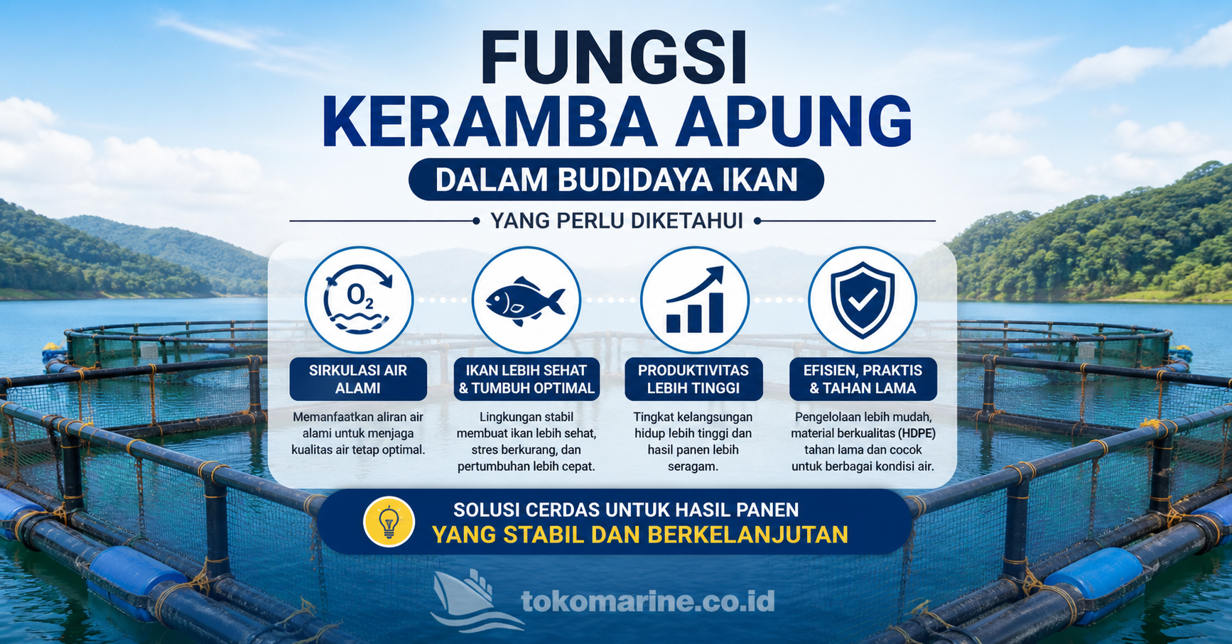 Fungsi Keramba Apung dalam Budidaya Ikan